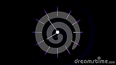 Abstract Hand of the Clock Spinning Fast, Time Passing and ...