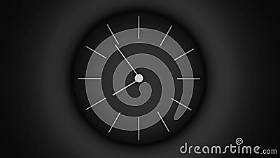 Abstract Hand of the Clock Spinning Fast, Time Passing and ...