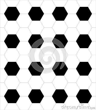 Abstract Hexagons Soccer Ball Pattern Vector Stock Vector - Image: 39141620