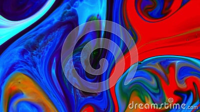 Abstract Infinite Color Loops and Explosions Hypnotizing in Detailed ...