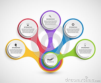 Abstract Infographic In The Form Of Metabolic. Design Elements. Vector ...