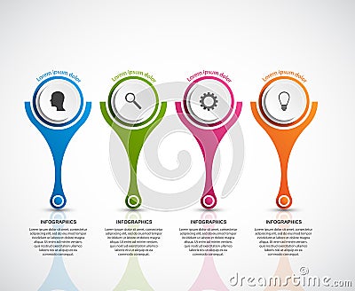 Abstract Infographic In The Form Of Metabolic Design Template. Vector ...