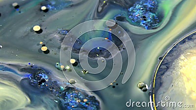 Abstract Ink Drops Bubbles Explode Splash Diffusion Stock Footage ...