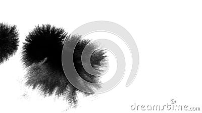 Abstract Ink Drops Explode Splash Diffusion Stock Footage - Video of ...