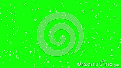 Abstract 4K Loop Creative Digital Mathematical Formulas Loop Green Screen Loop Animation ...