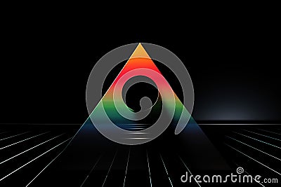 Abstract Laser Light Rainbowcore Background Generative AI Royalty-Free ...