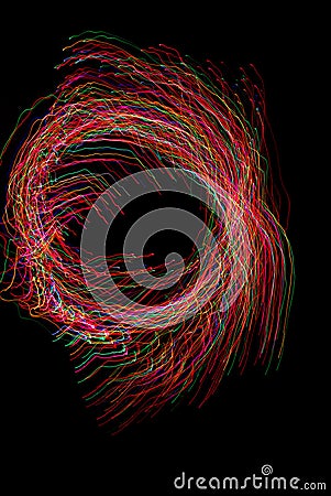 Abstract Light Frame With Black Background Stock Photography ...