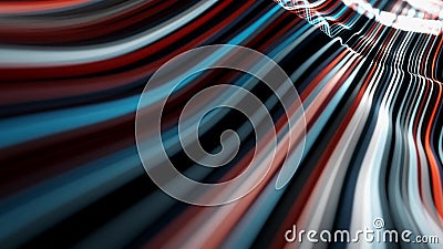 Abstract Light Strings Patterns Flowing Background Loop Stock Video ...