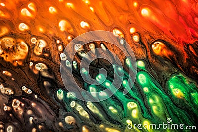 Abstract Liquid Painting With Texture Stock Image | CartoonDealer.com ...