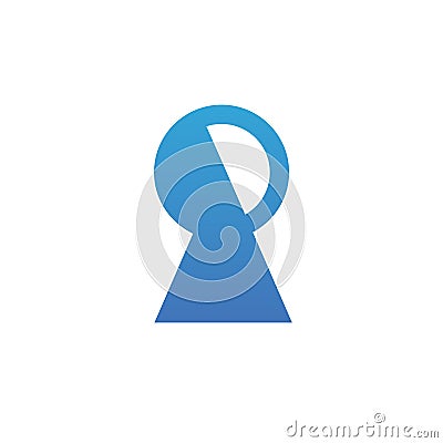 Abstract Lock Symbol, Key Hole Logo Template, Keyhole Icon Design ...