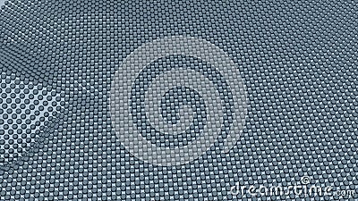 Abstract Metal Texture with Moving Ripples, Seamless Loop. Design. Rows ...