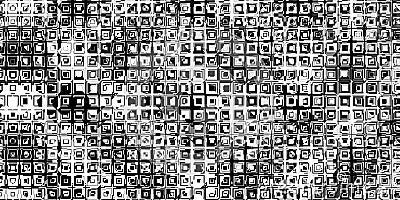 Abstract Modern Minimal Deformed Noisy Black And White Monochrome ...