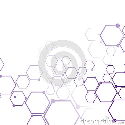Abstract Molecular Connection. Stock Vector - Image: 74428455