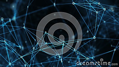 Flying through Digital Binary Polygon Plexus Data Networks Stock Video - Video of hitech, lines ...