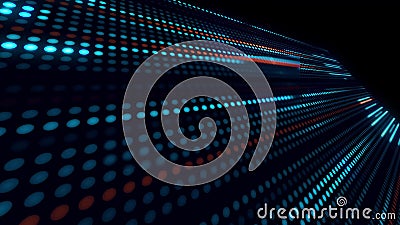 Colorful Random Moving Lights Background Stock Video - Video of color ...