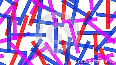 Abstract Motion Graphics and Animated Background with a Red-blue-pink ...