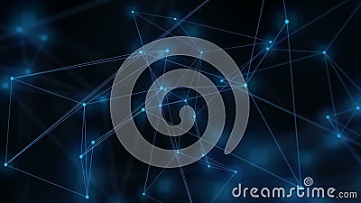 Abstract Moving Background. Network Connection. Stock Footage - Video ...