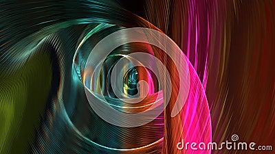 Abstract Moving Fluid. Visual Illusions, Moving Waves Stock Footage ...
