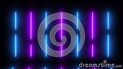 Abstract Neon Lights Animation Stock Video - Video of graphic, movement ...