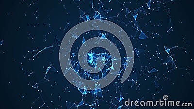 Abstract Network Moving Background. Stock Footage - Video of formula ...