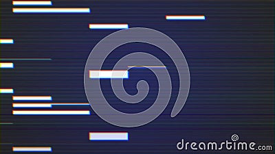 Abstract Old TV Glitch Error Video Damage Digital Loop Animation ...