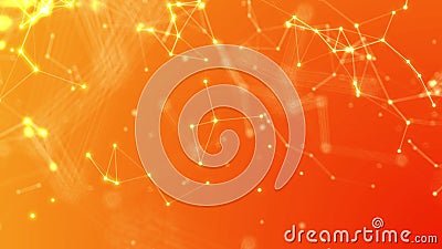 Looping Background Animation with Orange Concentric Circles Moving from Center Stock Video ...