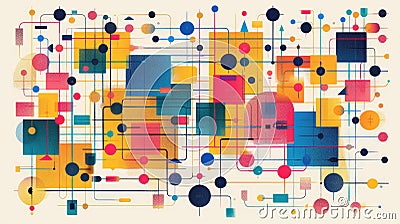 Abstract Organizational Chart Royalty-Free Stock Photo | CartoonDealer ...