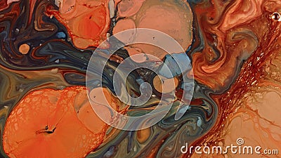 Abstract Paint Ink Spread Like Explosion on Milky Surface Stock Video ...