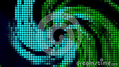Abstract Pixelated Motion Graphics Background, Seamless Loop. Design ...
