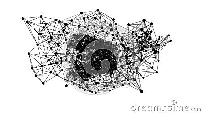 Abstract Plexus Animation Background with Text 2020-2019 Stock Video ...