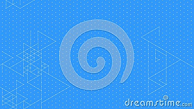 Abstract Point Background with Animation of Line and Dots. Lines of ...