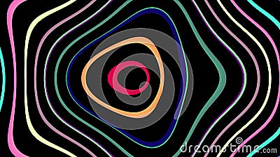 Abstract Psychedelic Animation Motion Graphics Stock Footage - Video of ...