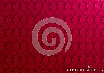 Abstract Red Background With Capitone Texture. Vector Minimalistic Bg ...