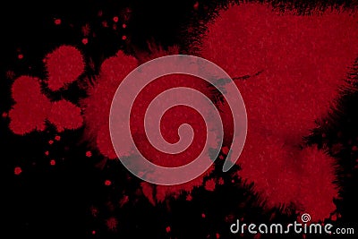 Abstract Red Blood Ink Splatter Royalty-Free Stock Image ...