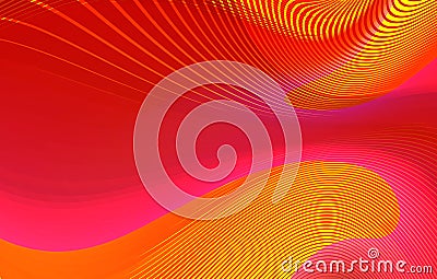 Abstract Red Curvy Lines Background Stock Photo | CartoonDealer.com ...