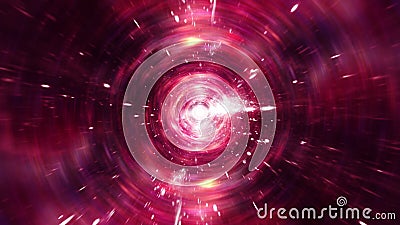 Abstract Red Glow Hyperspace Warp Energy Tunnel Stock Footage - Video ...