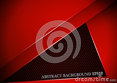 Abstract Red Line Angle Modern Overlap Layer On Net Background Cartoon ...