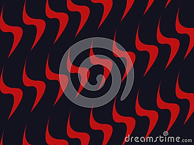 Abstract Repeating Red Curve Fire Flame Pattern Background Stock Photo ...