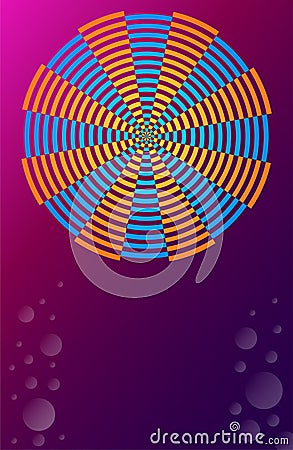 Abstract Retro Technology - Poster Template Vector Illustration ...