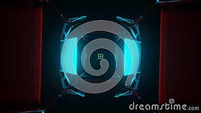 Dynamic Visuals of Vibrant Abstract Neon Multicolor Psychedelia in a ...