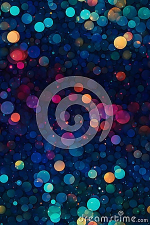 Abstract Seamless Texture, Background And Wallpaper Of Bokeh Circles ...