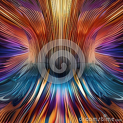 Abstract Shapes And Patterns Shifting And Changing, Creating A Sense Of ...