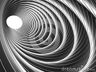 Abstract Silver Illusion Of Tunnel Effect Abstract Stock Photography ...