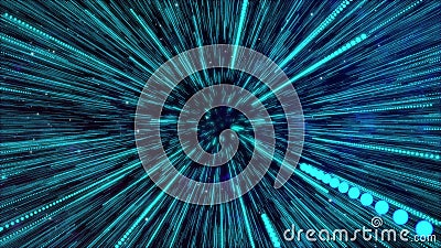 Abstract Simple Creative Cosmic Background. Hyper Jump into Another ...