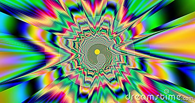 Abstract Slowly Moving and Interchanging Fractal Background in Bright ...