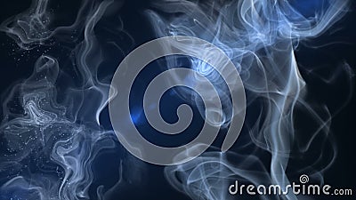 Abstract Smoke Ray Light Particle Stock Footage - Video of isolated ...