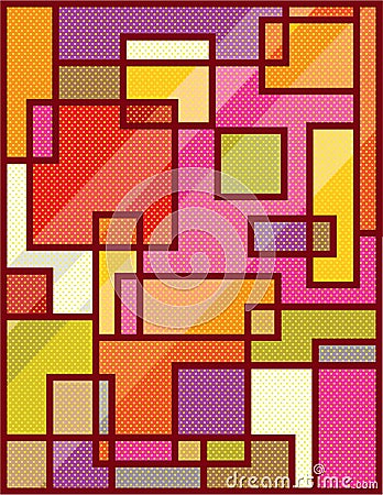 Abstract Squares Pop Art Stock Vector - Image: 49281011