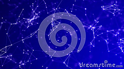 Abstract Subtle Orange Plexus Background Loop for Technology, Science, Communications Stock ...