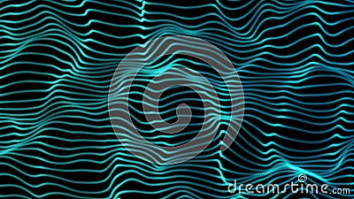 Abstract Surface Wave. Loop Animation Wave Stock Video - Video of ...