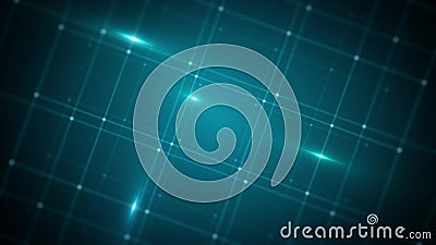 Abstract Technology Background with Grid Data Zooming in Loop Stock Video - Video of motion ...